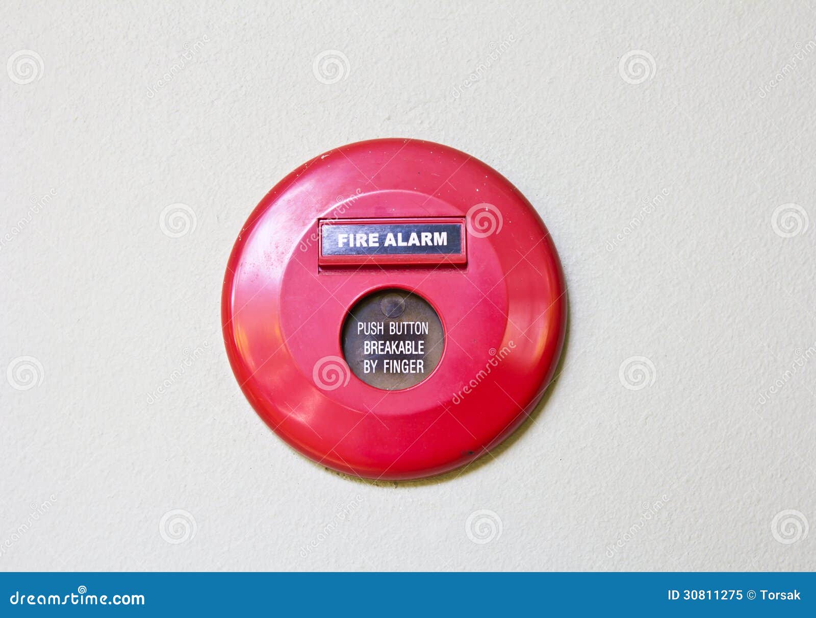 Fire alarm stock image. Image of press, danger, damage - 30811275