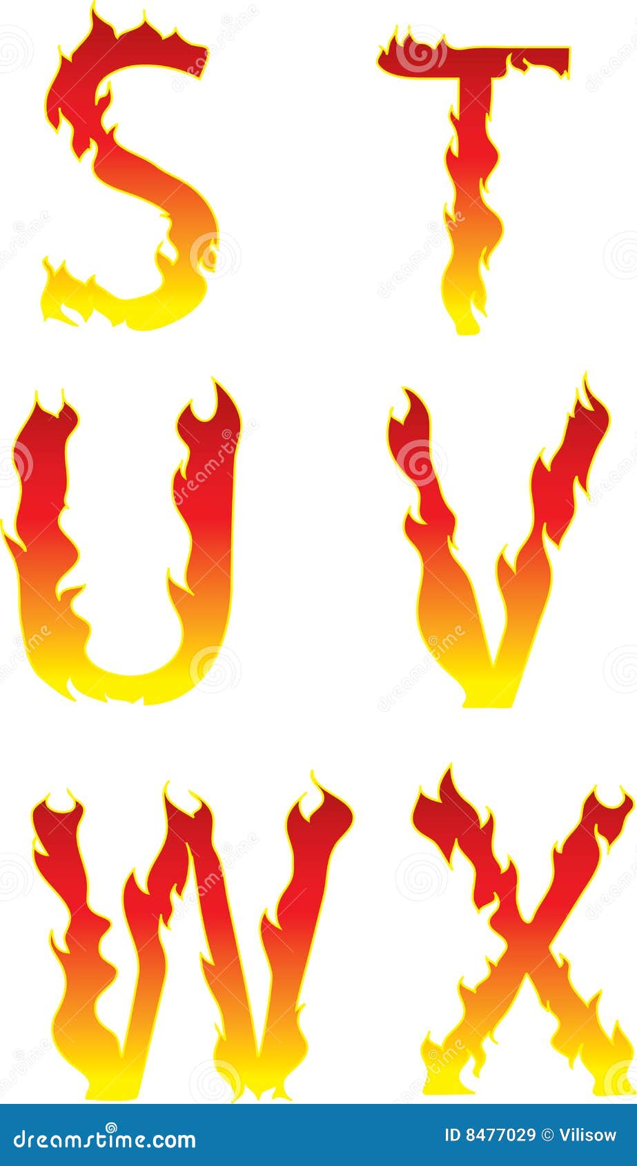 Fire Alphabet Stock Photography | CartoonDealer.com #74660408