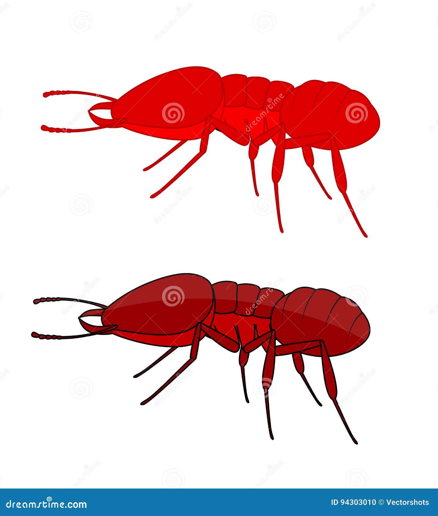 Fire Ants stock vector. Illustration of grub, ants, creepy - 94303010