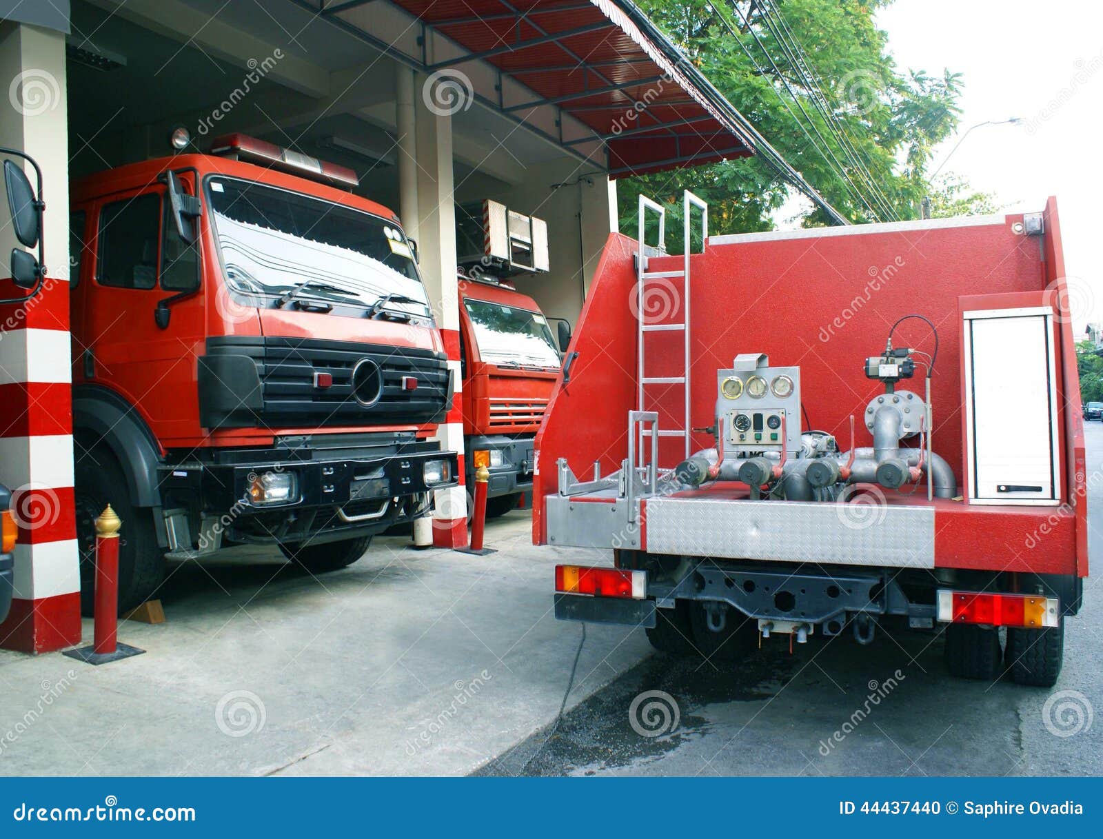 Fire Apparatus. Fire Engines. Fire Lorries Stock Photo - Image of ...