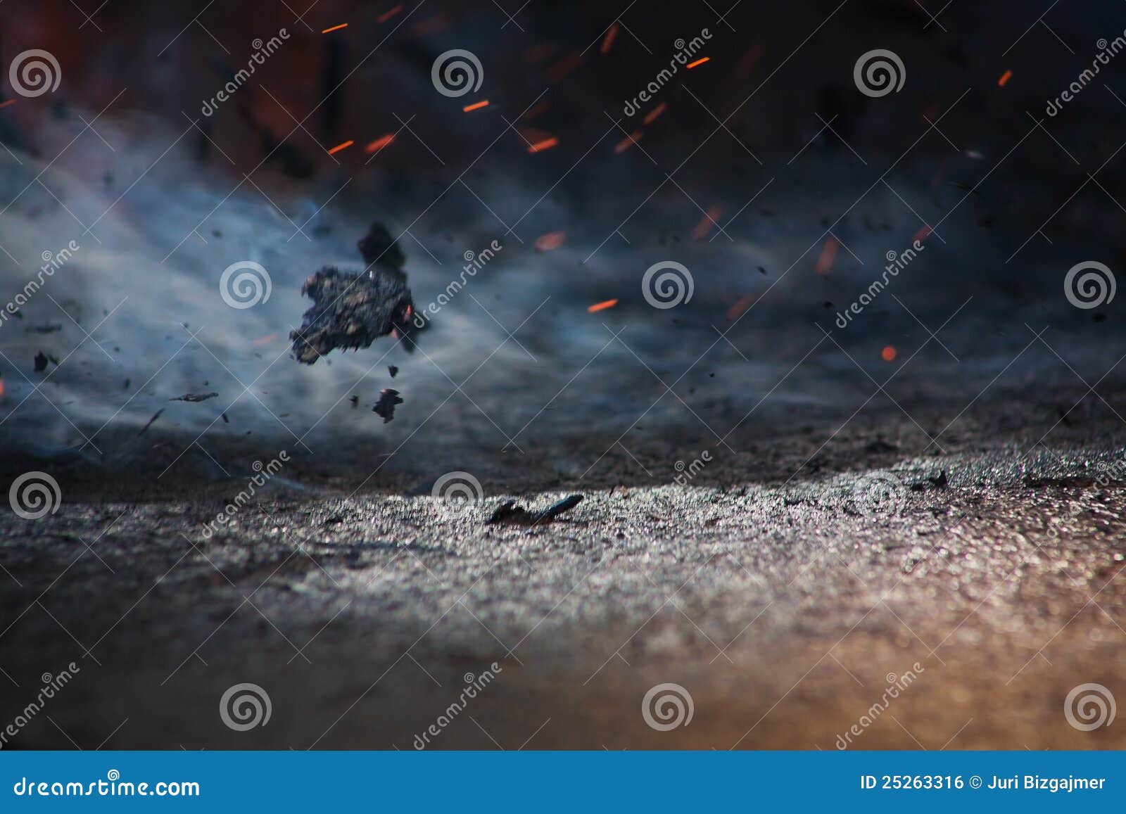 Fire and ashes on wind stock photo. Image of energy, burned - 25263316