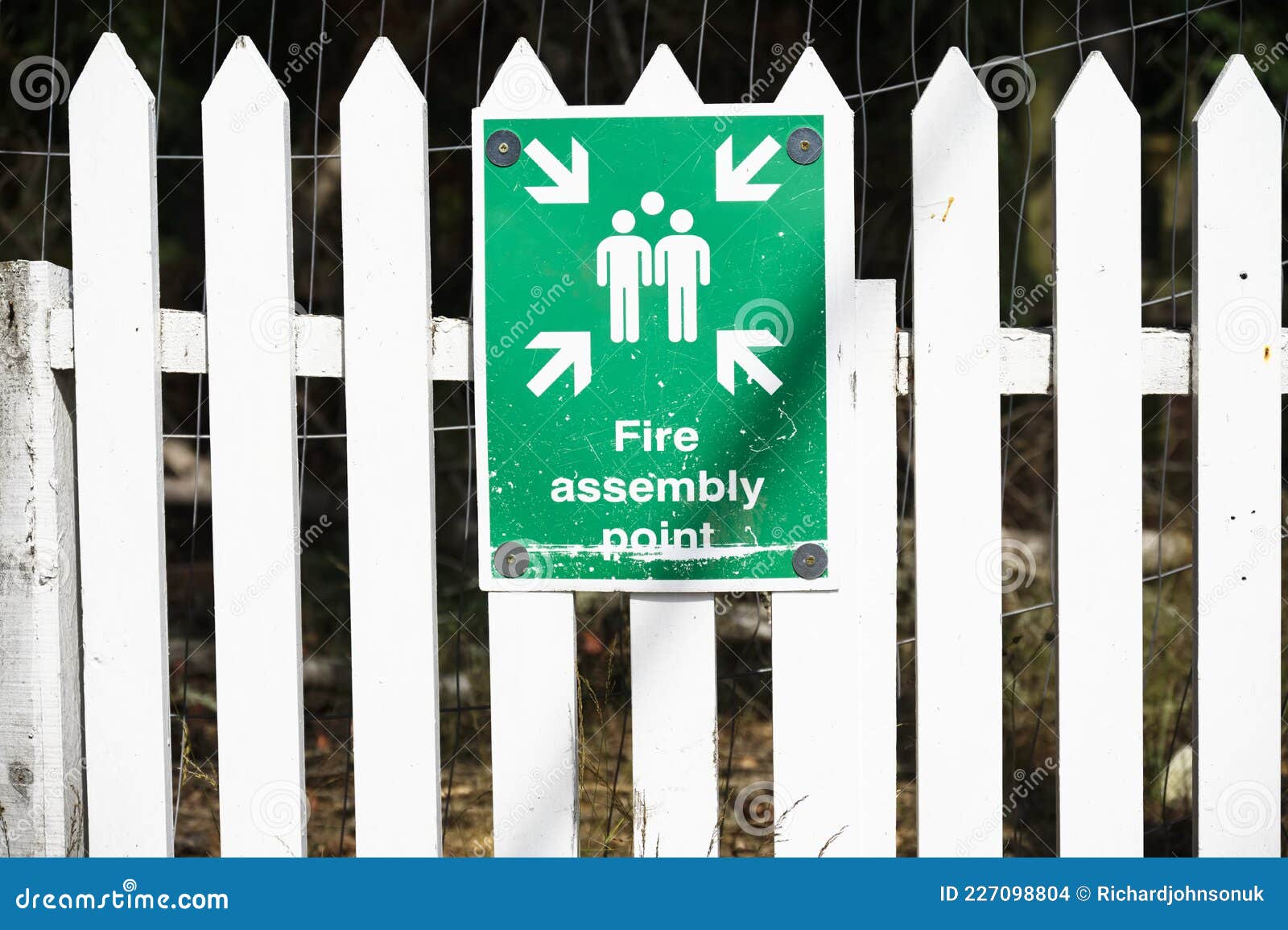 Fire Assembly Point Sign Stock Photography | CartoonDealer.com #38977556