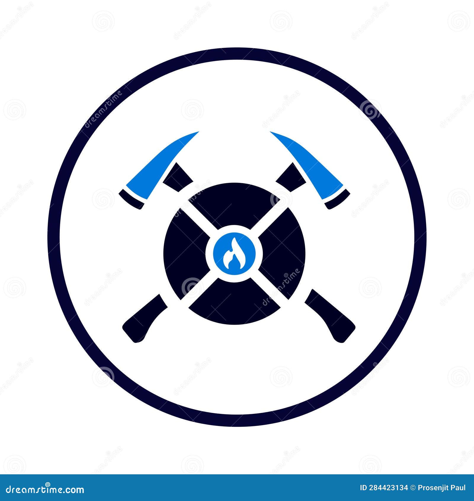 Fire, Axe, Fire Fighter Axe Icon Stock Vector - Illustration of ...