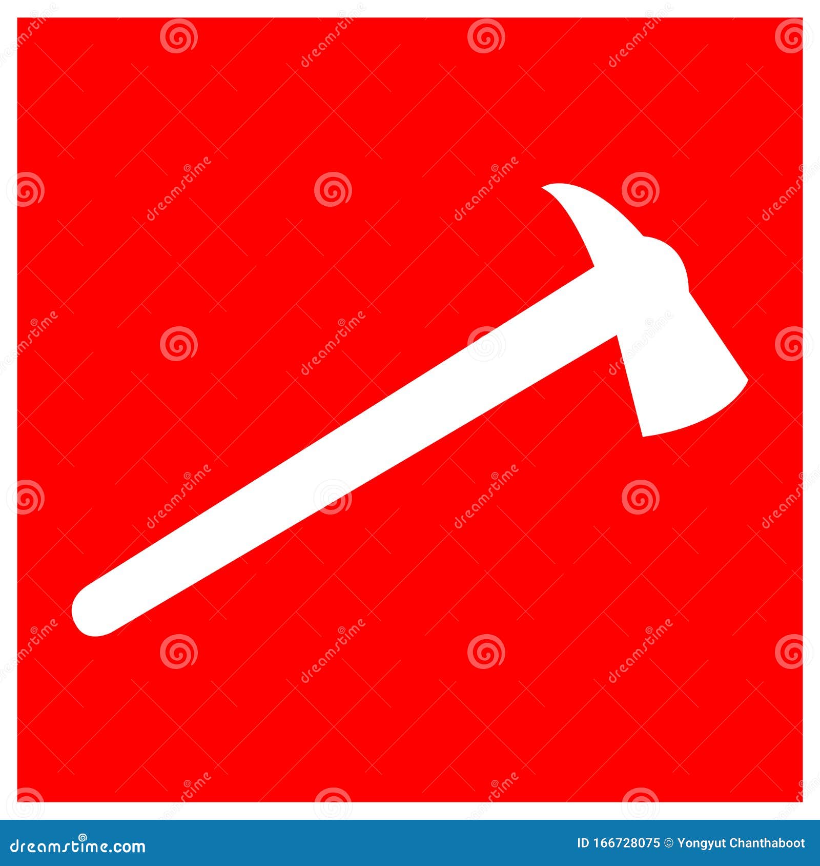 Fire AXE Symbol Sign, Vector Illustration, Isolate on White Background ...