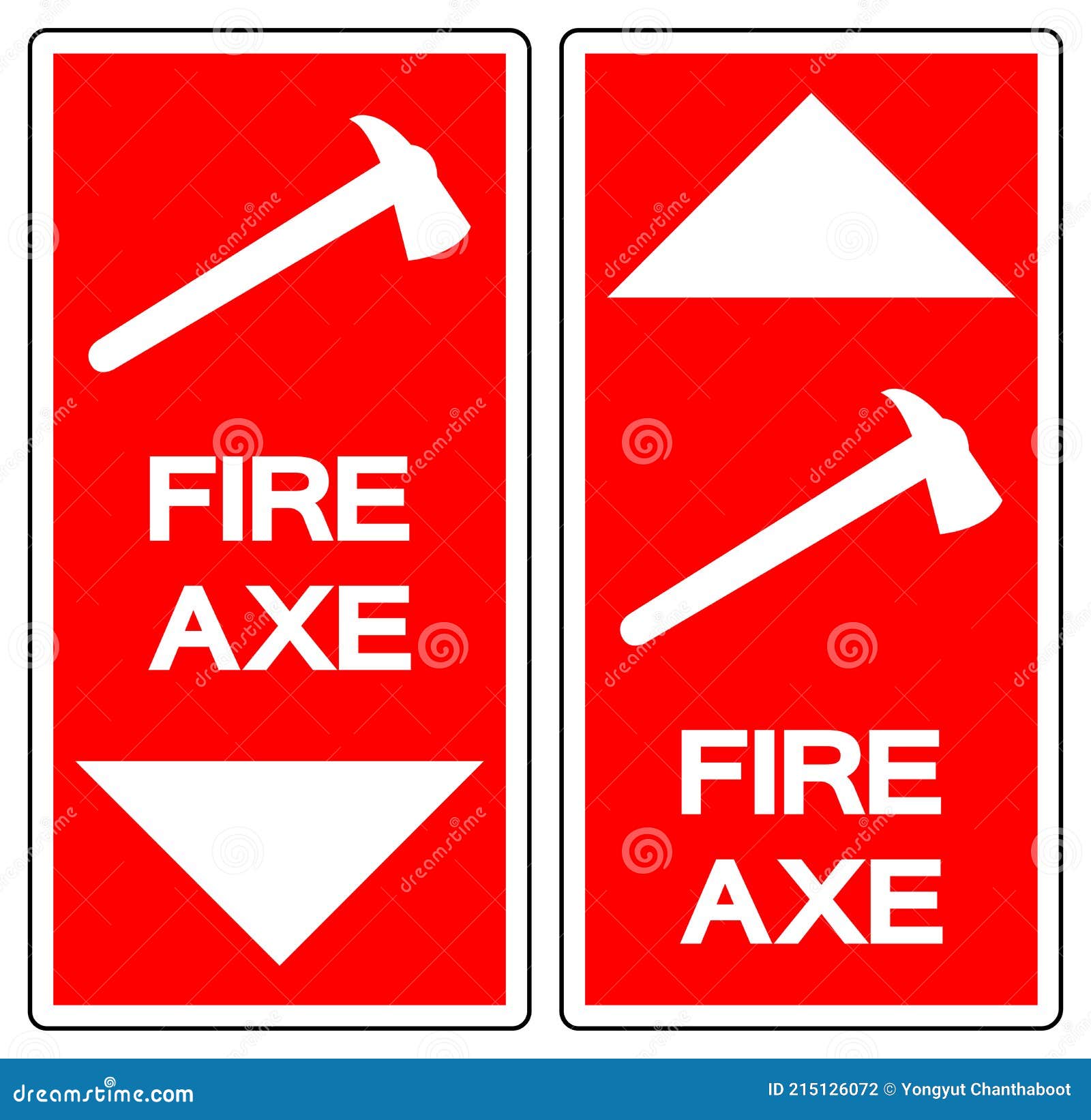 Fire AXE Symbol Sign, Vector Illustration, Isolate on White Background ...