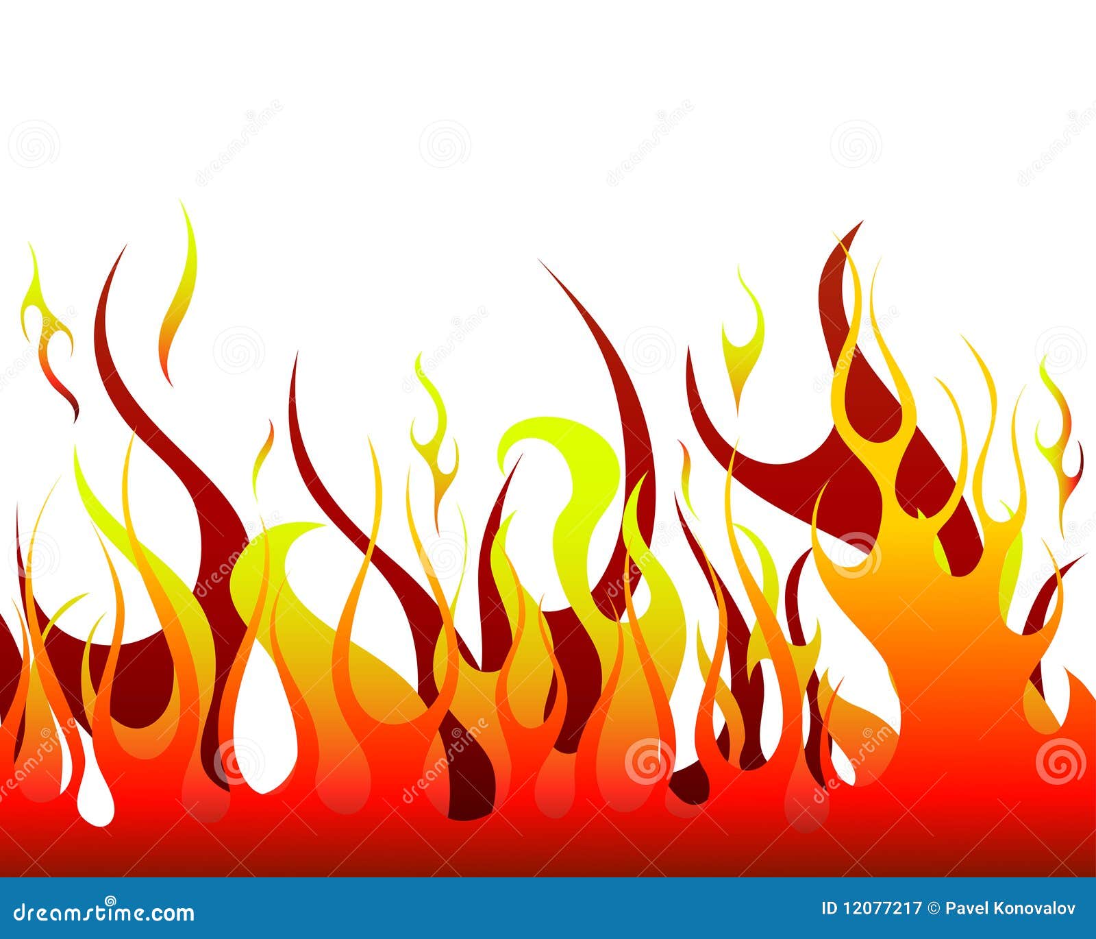 Fire Background Cartoon Vector | CartoonDealer.com #12077217