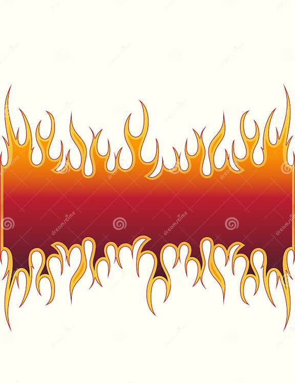 Fire background stock vector. Illustration of fiery, scorch - 7329978