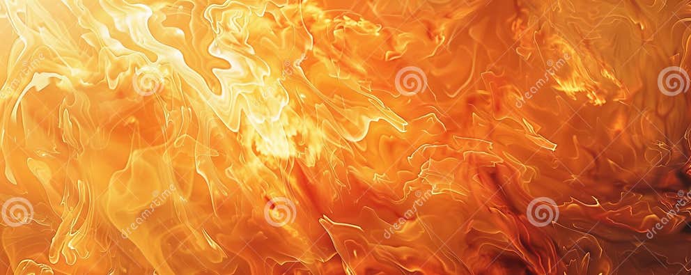 A Fire Background with Flames Forming Abstract Shapes and Patterns ...