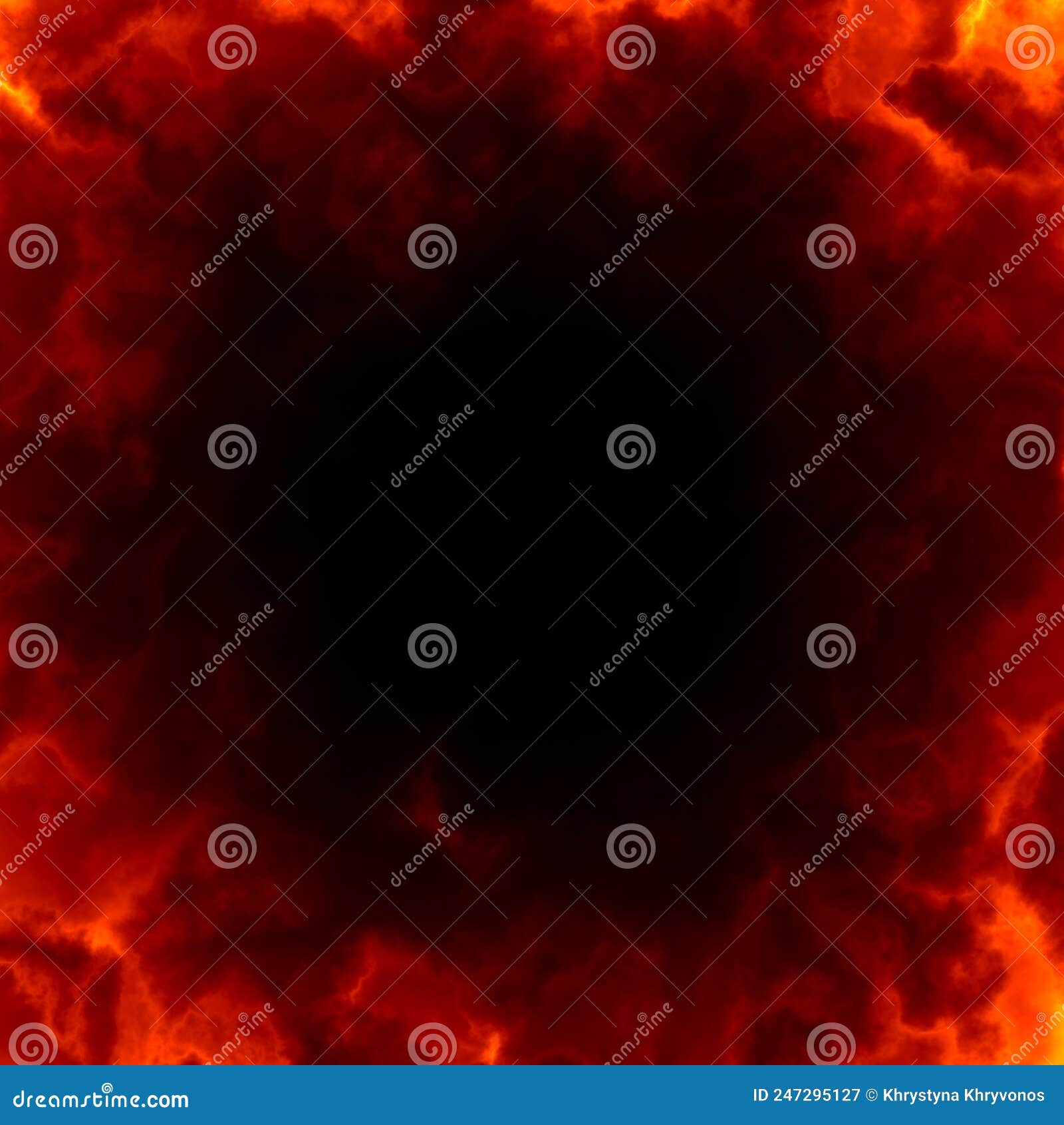 Fire Background with Free Space for Text Stock Illustration ...