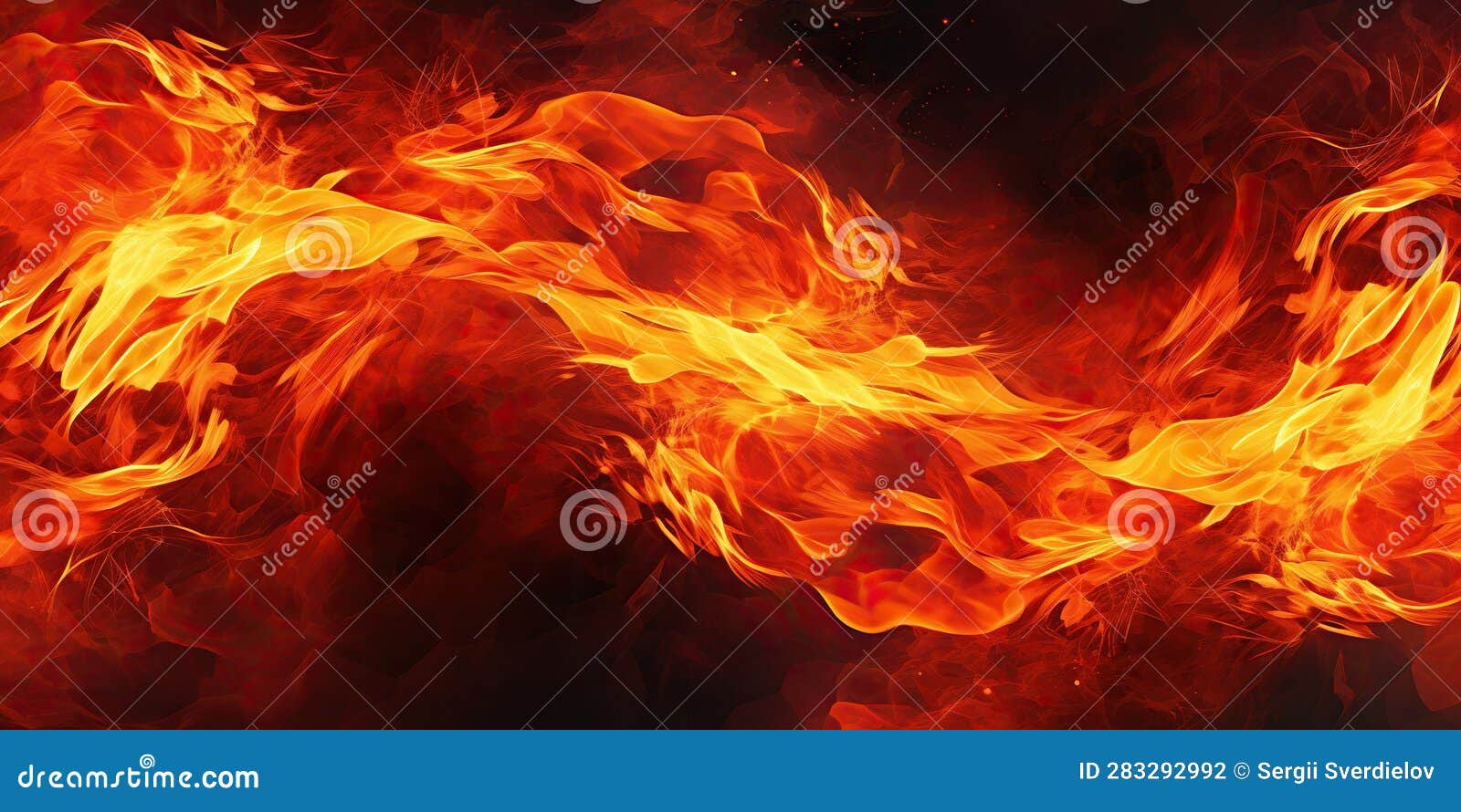 The Fire Background Mesmerizes with Its Flickering Flames, Creating a ...