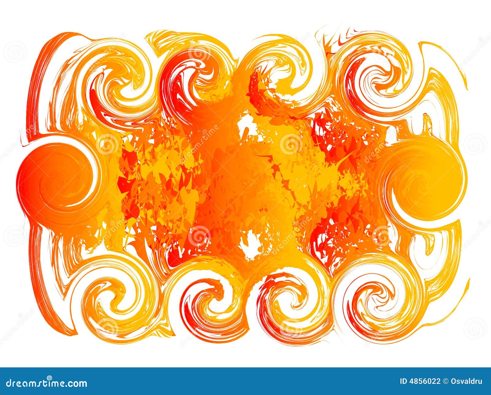 Fire background for text stock vector. Illustration of black - 4856022