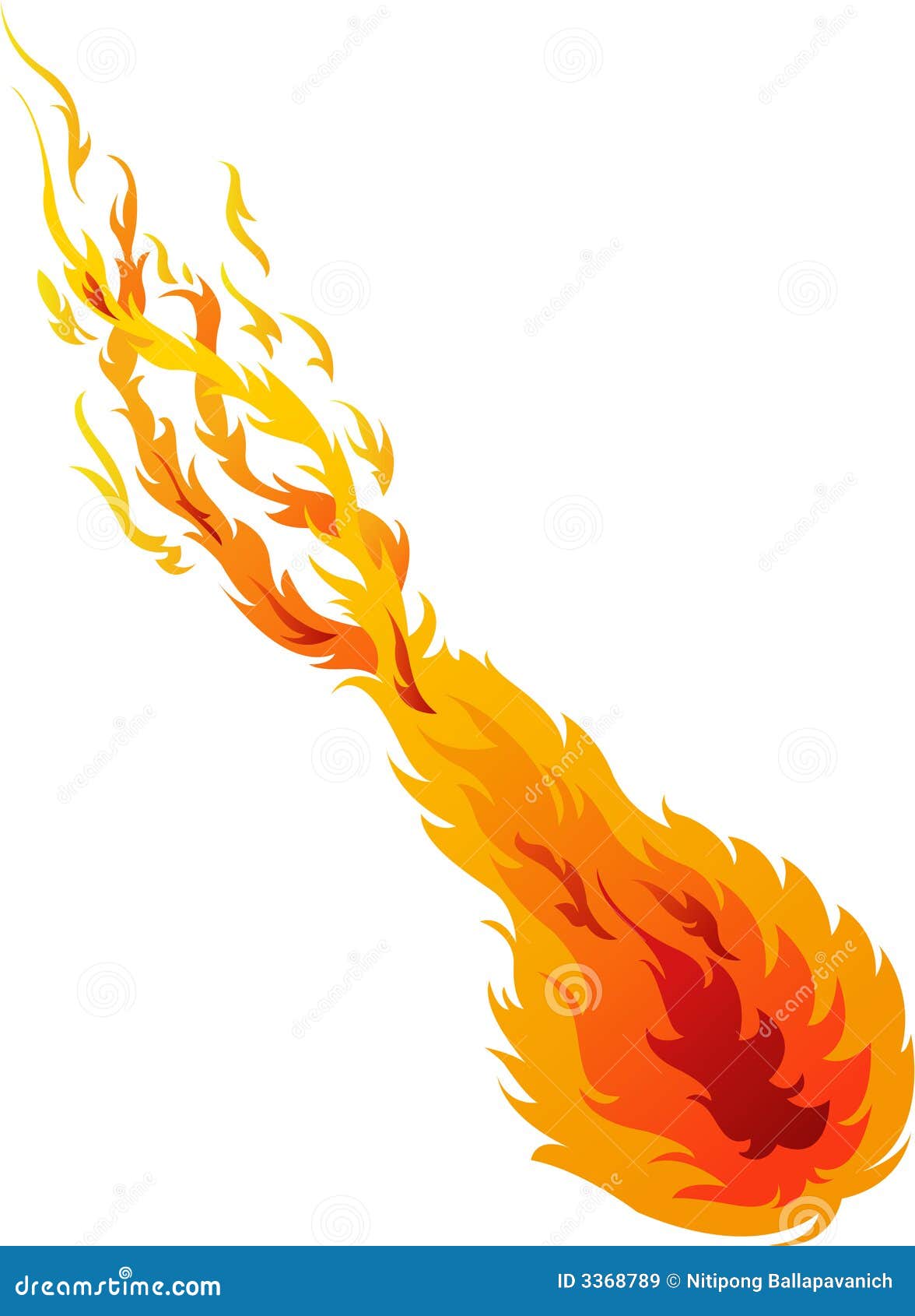 Fire Ball 02 stock vector. Illustration of logos, fireball - 3368789