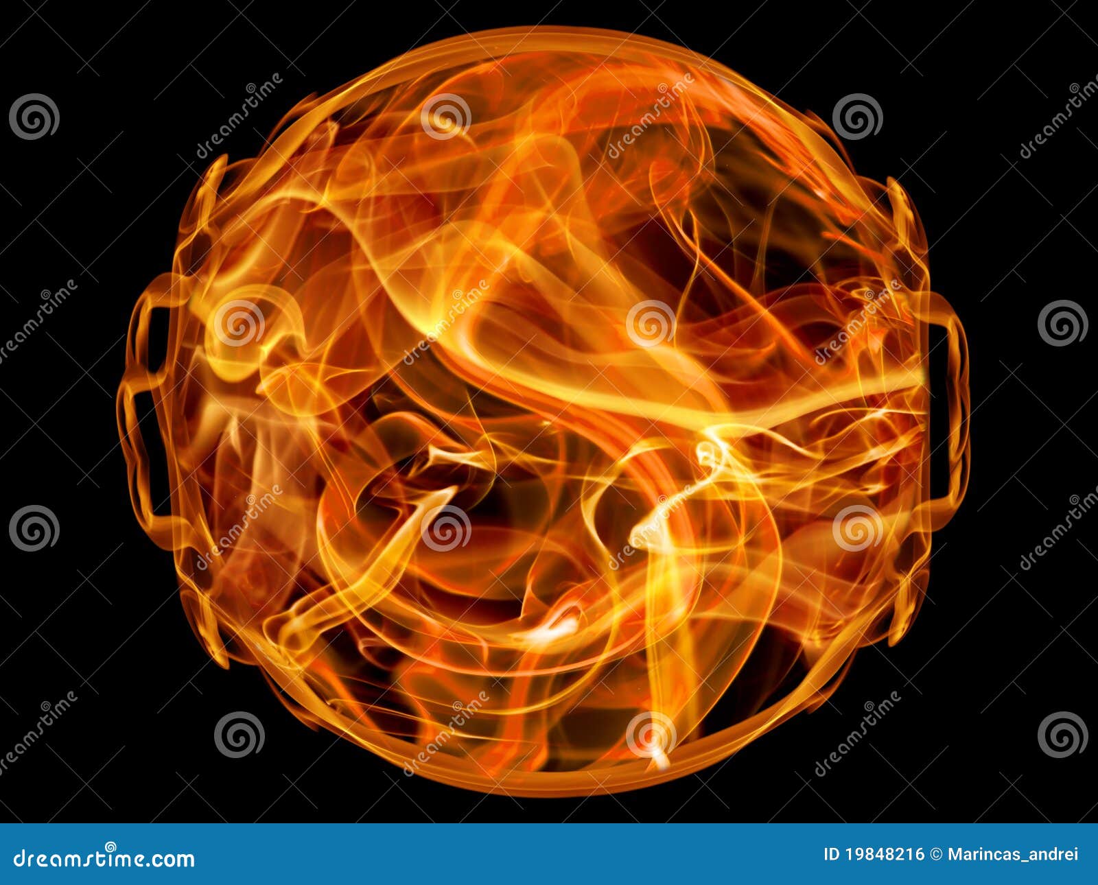 Fire ball stock illustration. Illustration of flammable - 19848216