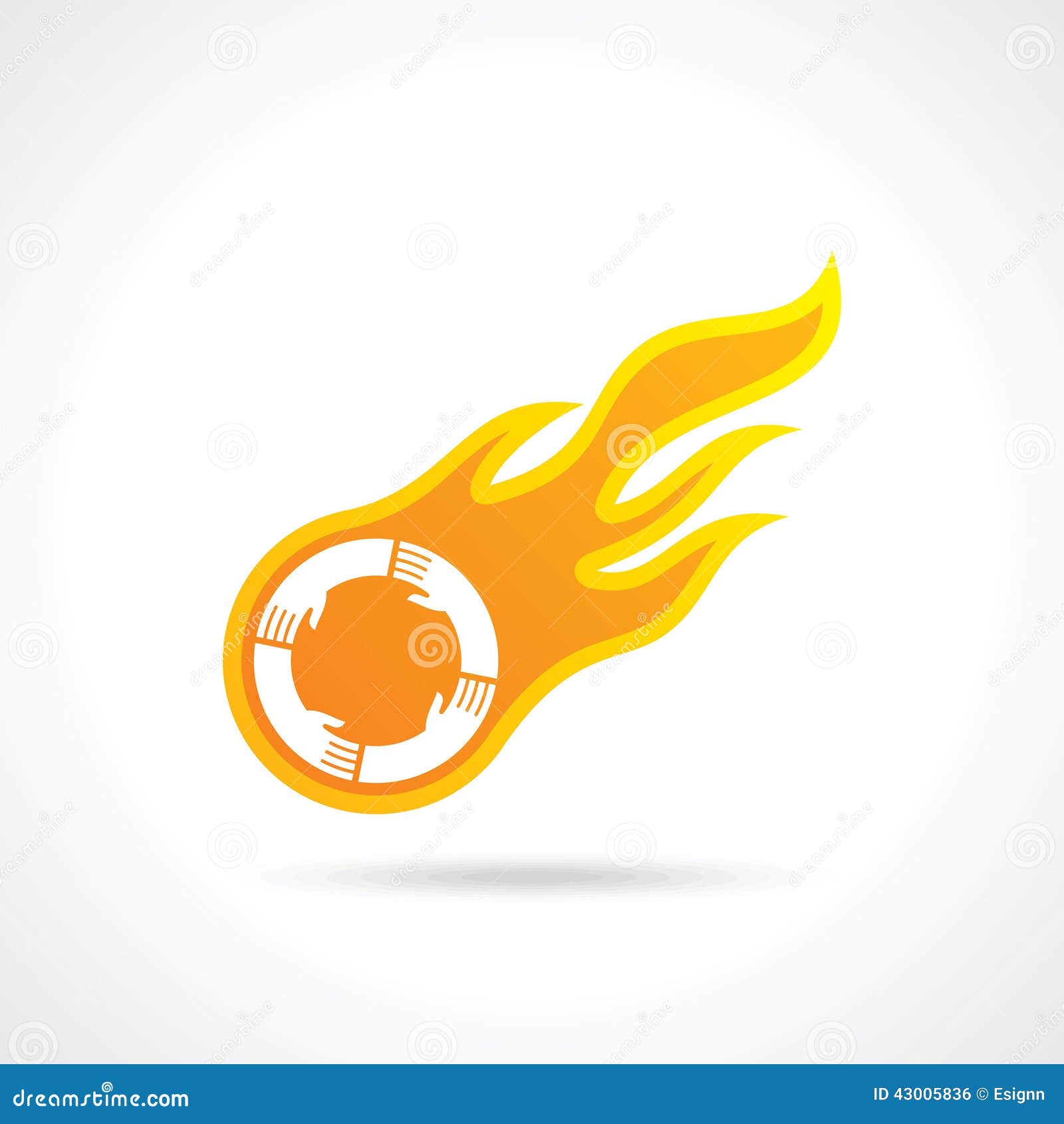 Fire Ball Artwork with Hands Stock Vector - Illustration of fireball ...