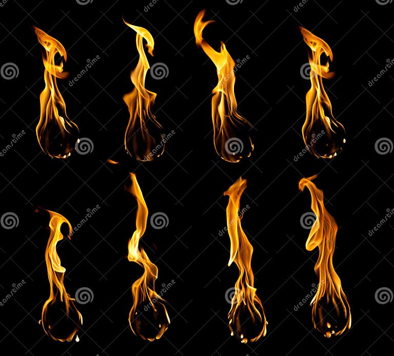 Fire Ball Collection stock photo. Image of energy, arson - 33654816