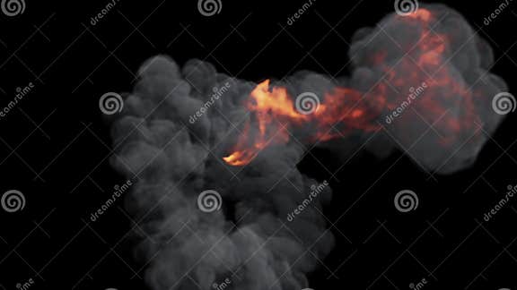 Fire Ball Explosion stock illustration. Illustration of isolated ...