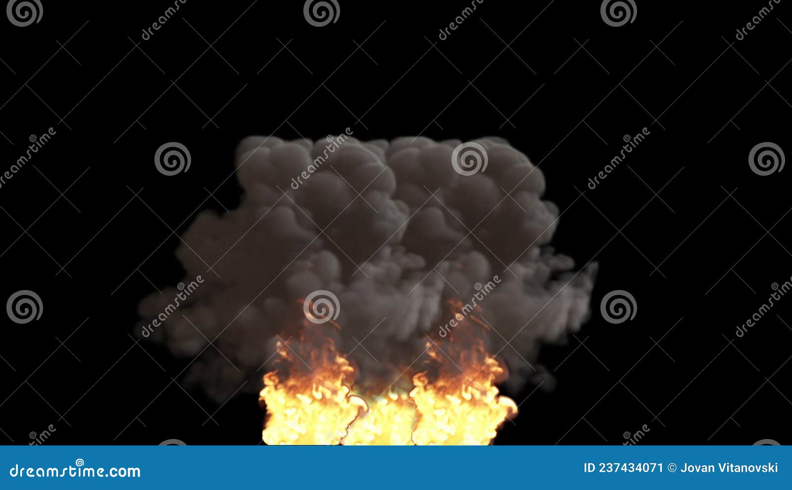 Fire Ball Explosion stock illustration. Illustration of energy - 237434071