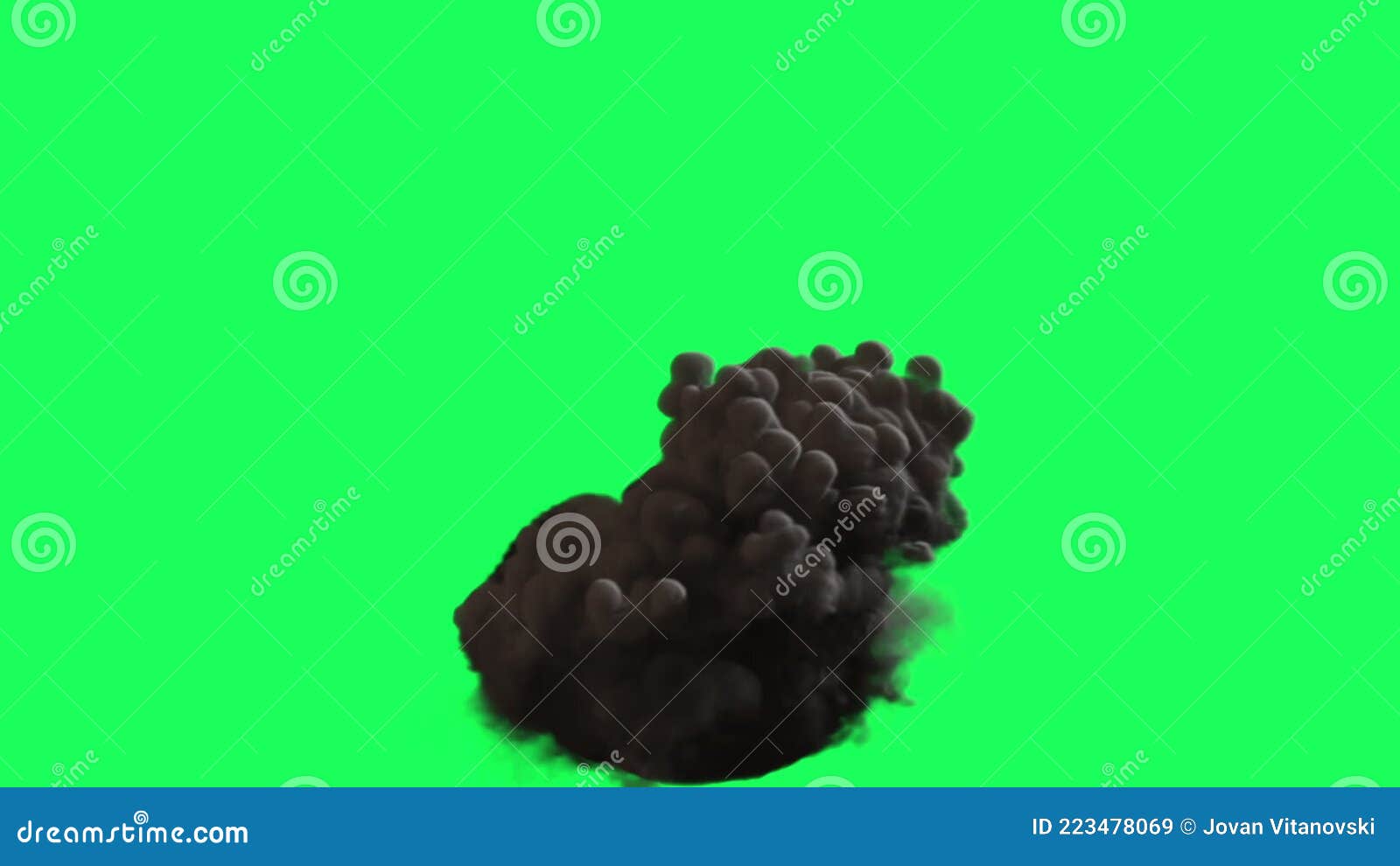 Fire Ball Explosion on Green Screen Stock Video - Video of effect ...