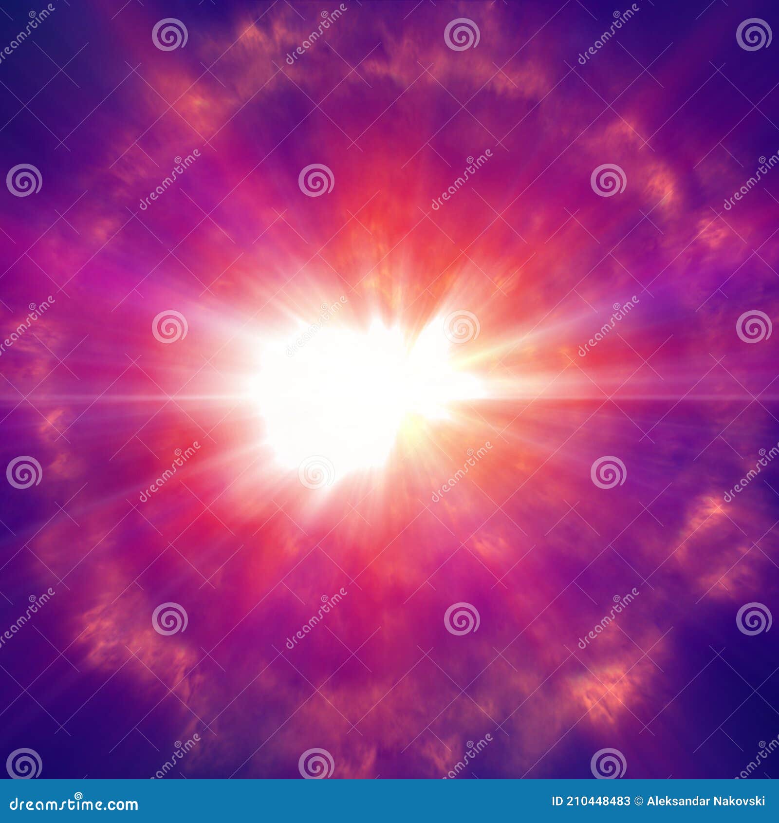 Fire Ball Explosion in Space Stock Image - Image of flare, design ...