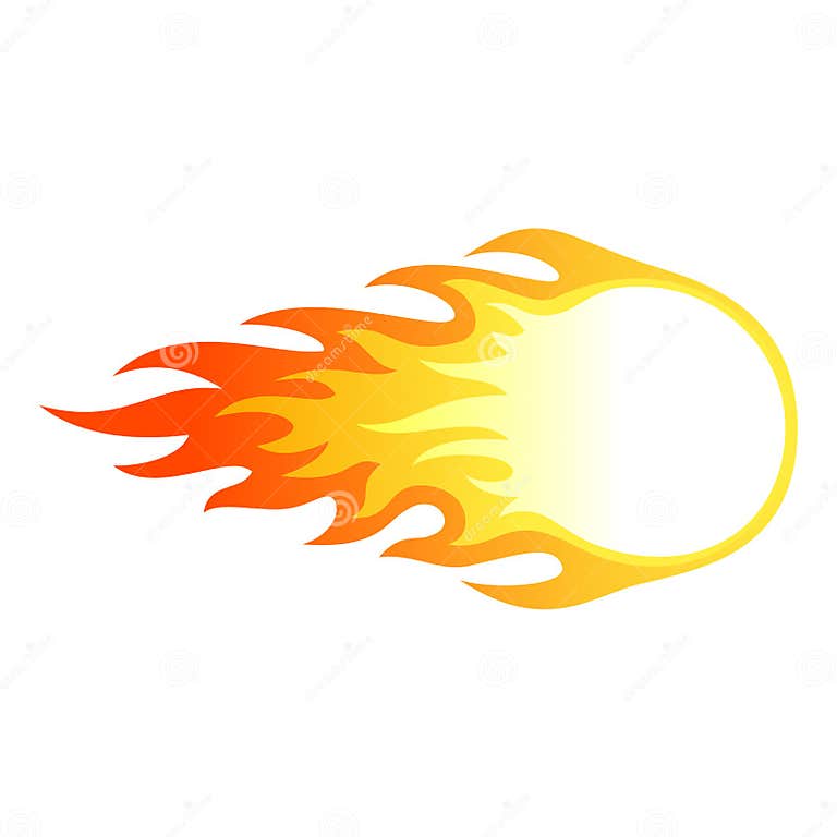 Fire ball stock vector. Illustration of energy, flame - 39939508