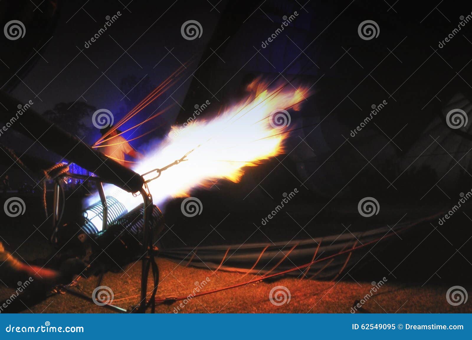 Fire Balloon stock image. Image of light, fire, nightn - 62549095