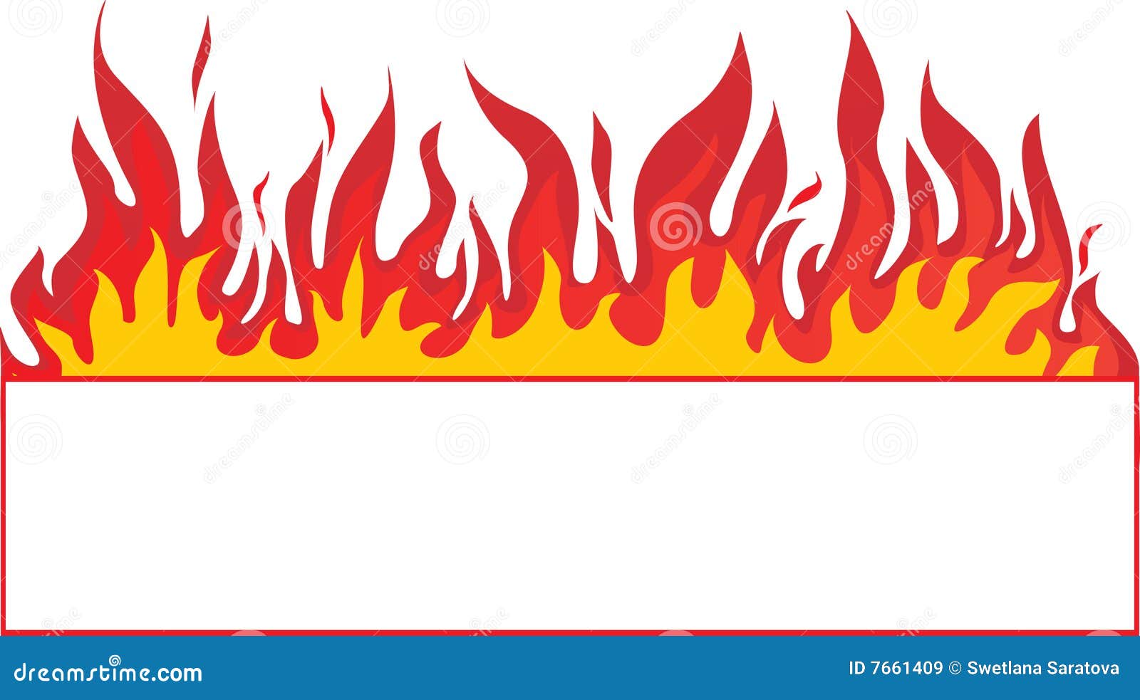 Fire Banner Neon Flames On A Black Background. Energy Chain Texture ...