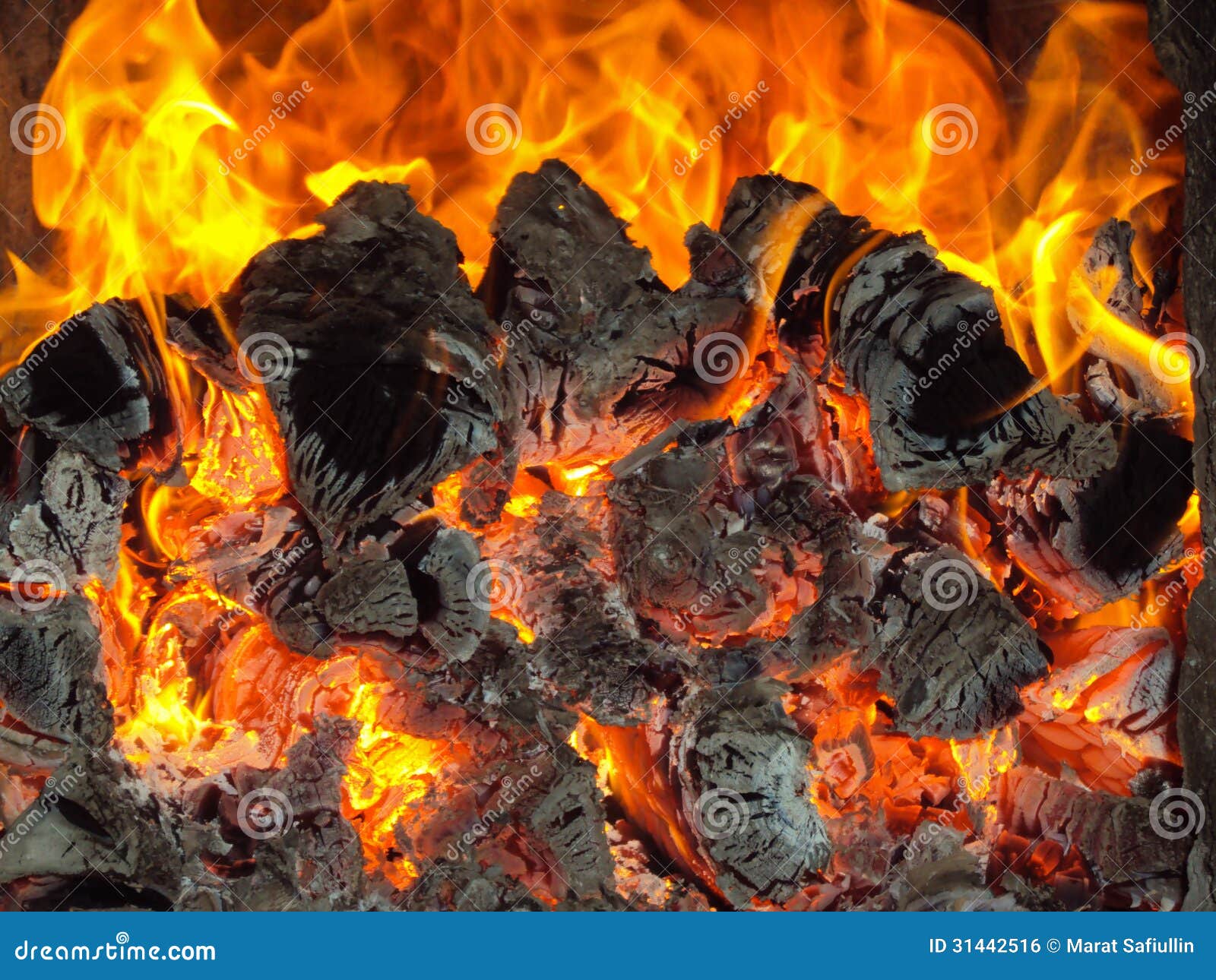 Fire stock photo. Image of warm, bath, fire, flame, firewood - 31442516