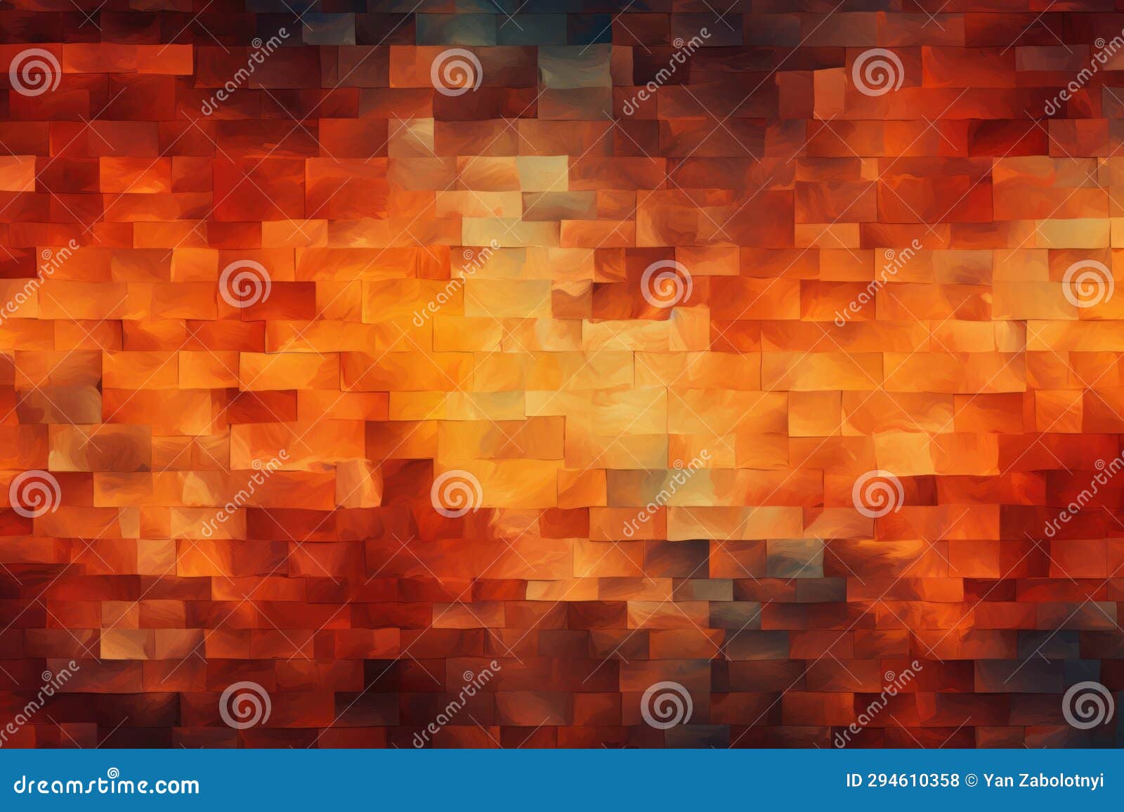 Fire Beautiful Brick Wall Texture Background Stock Illustration ...