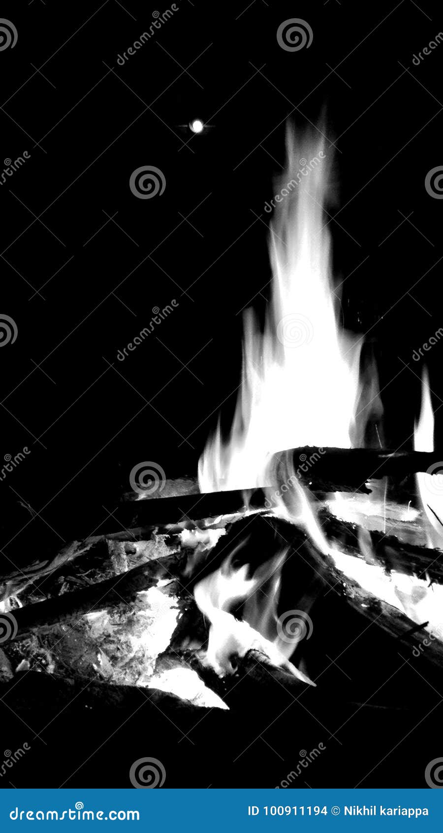 Fire stock photo. Image of blacknwhite, highestsold - 100911194