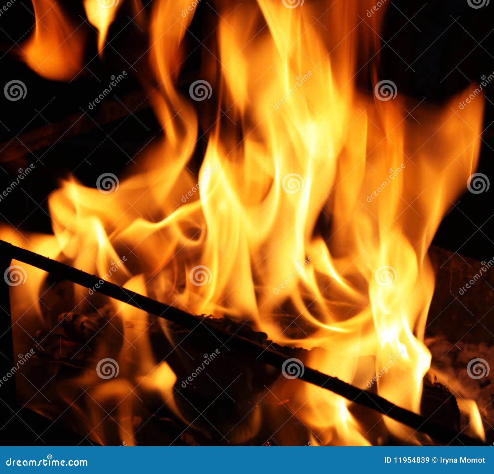 Fire big stock image. Image of flame, bonfire, fire, incandescent ...