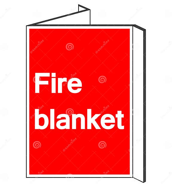 Fire Blanket Symbol Sign, Vector Illustration, Isolate on White ...