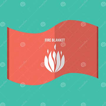 Fire Blanket. Vector Illustration Decorative Design Stock Vector ...