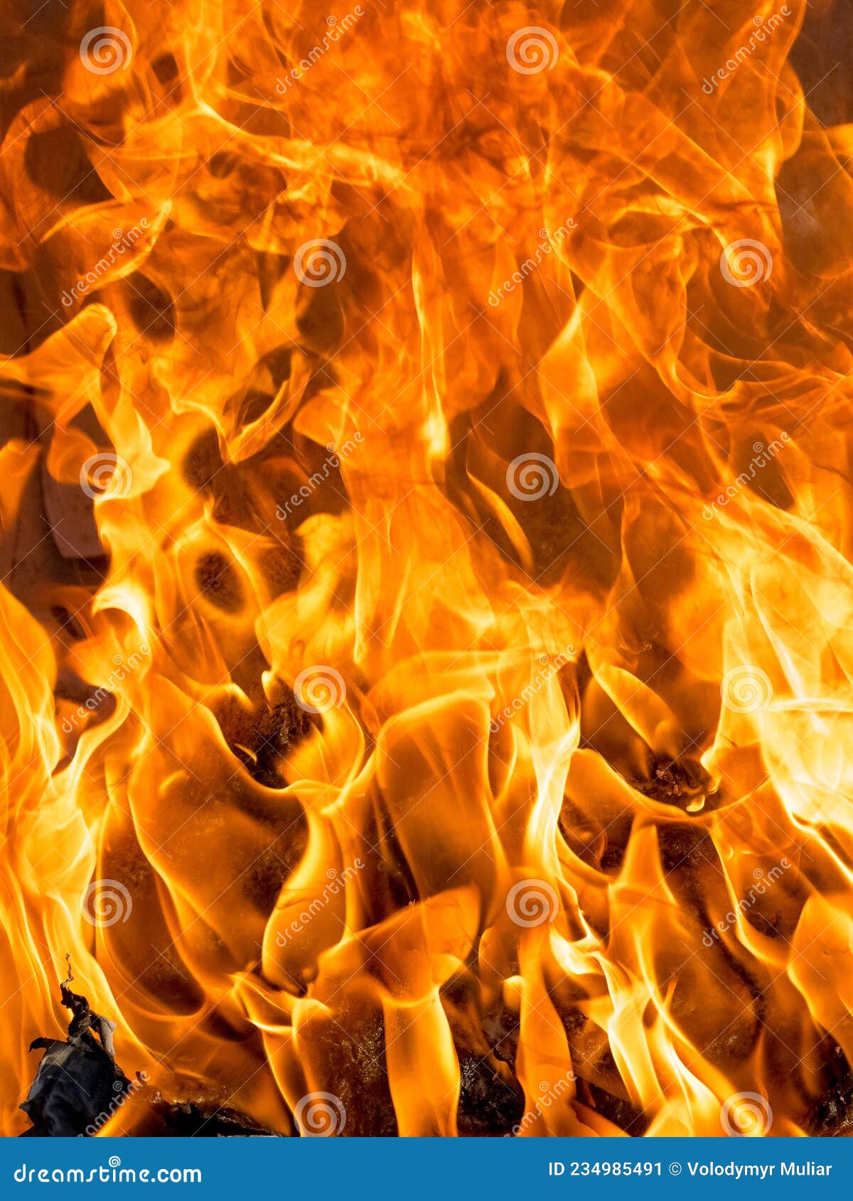 Fire Blaze. Abstract Blaze, Fire, Flame Texture for Banner, Background ...