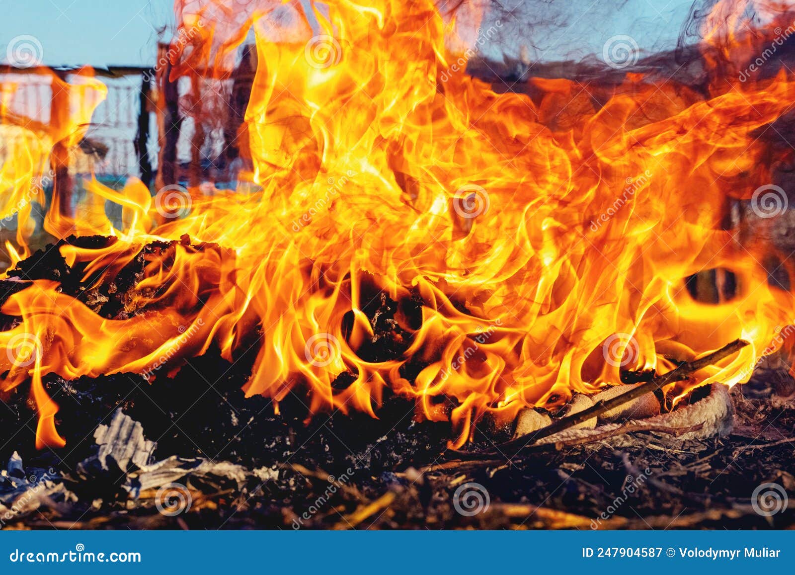 Fire Blaze. Abstract Blaze, Fire, Flame Texture for Banner, Background ...