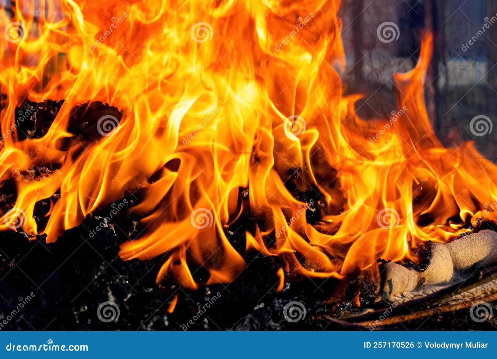Fire Blaze. Abstract Blaze, Fire, Flame Texture for Banner, Background ...