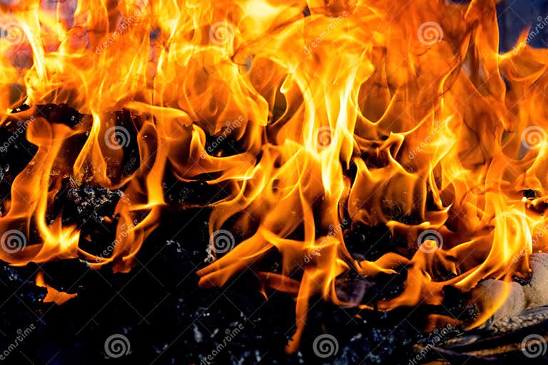 Fire Blaze. Abstract Blaze, Fire, Flame Texture for Banner, Background ...