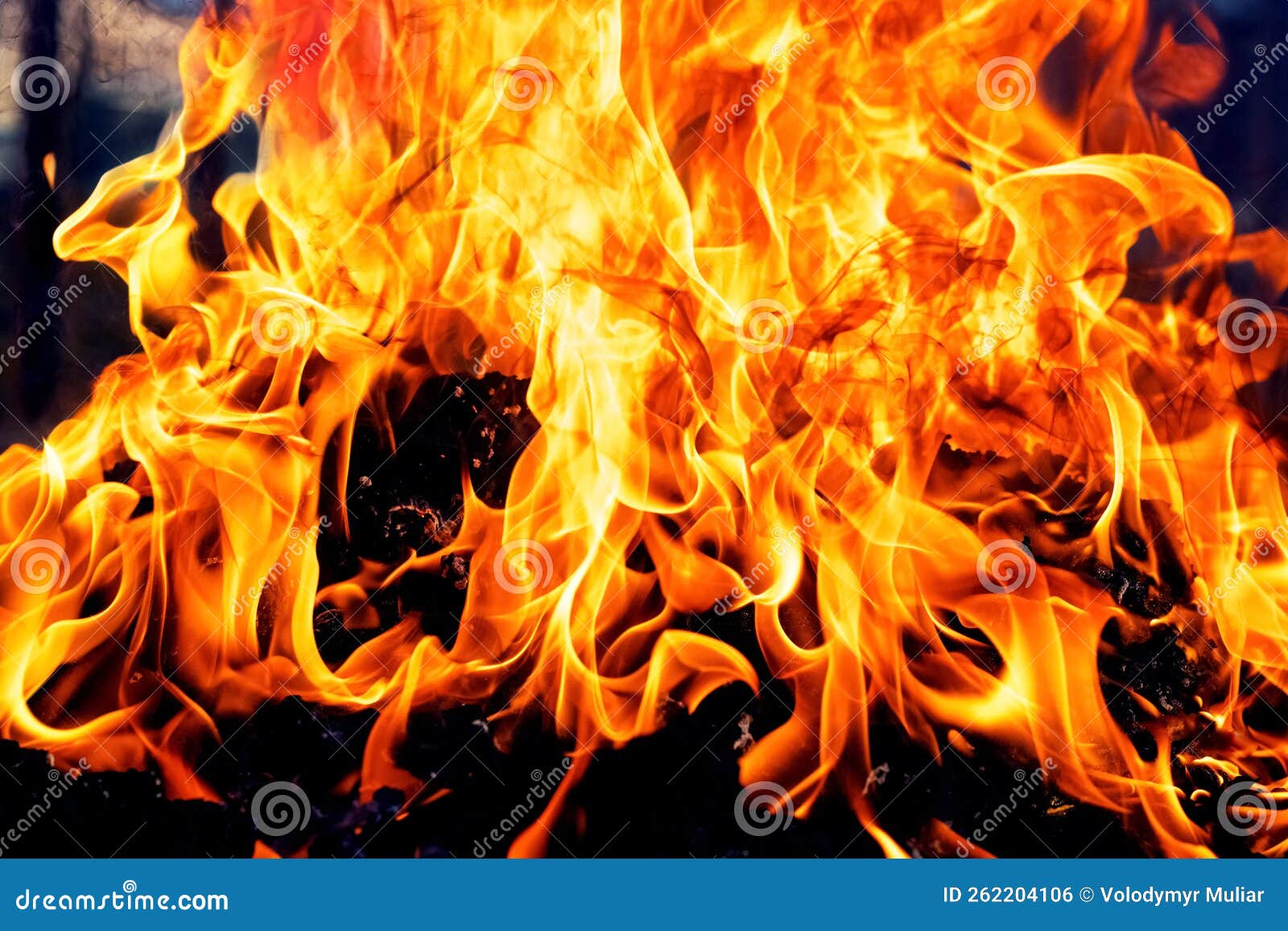 Fire Blaze. Abstract Blaze, Fire, Flame Texture for Banner, Background ...