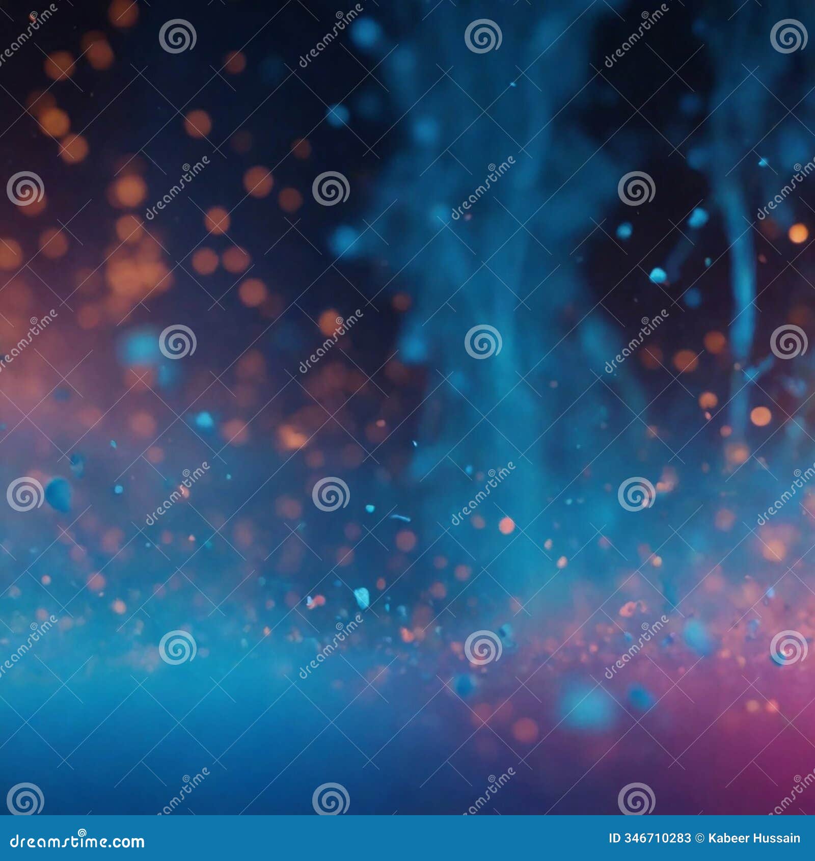 Fire Blue Embers Particles Over Black Background. Fire Blue Embers ...