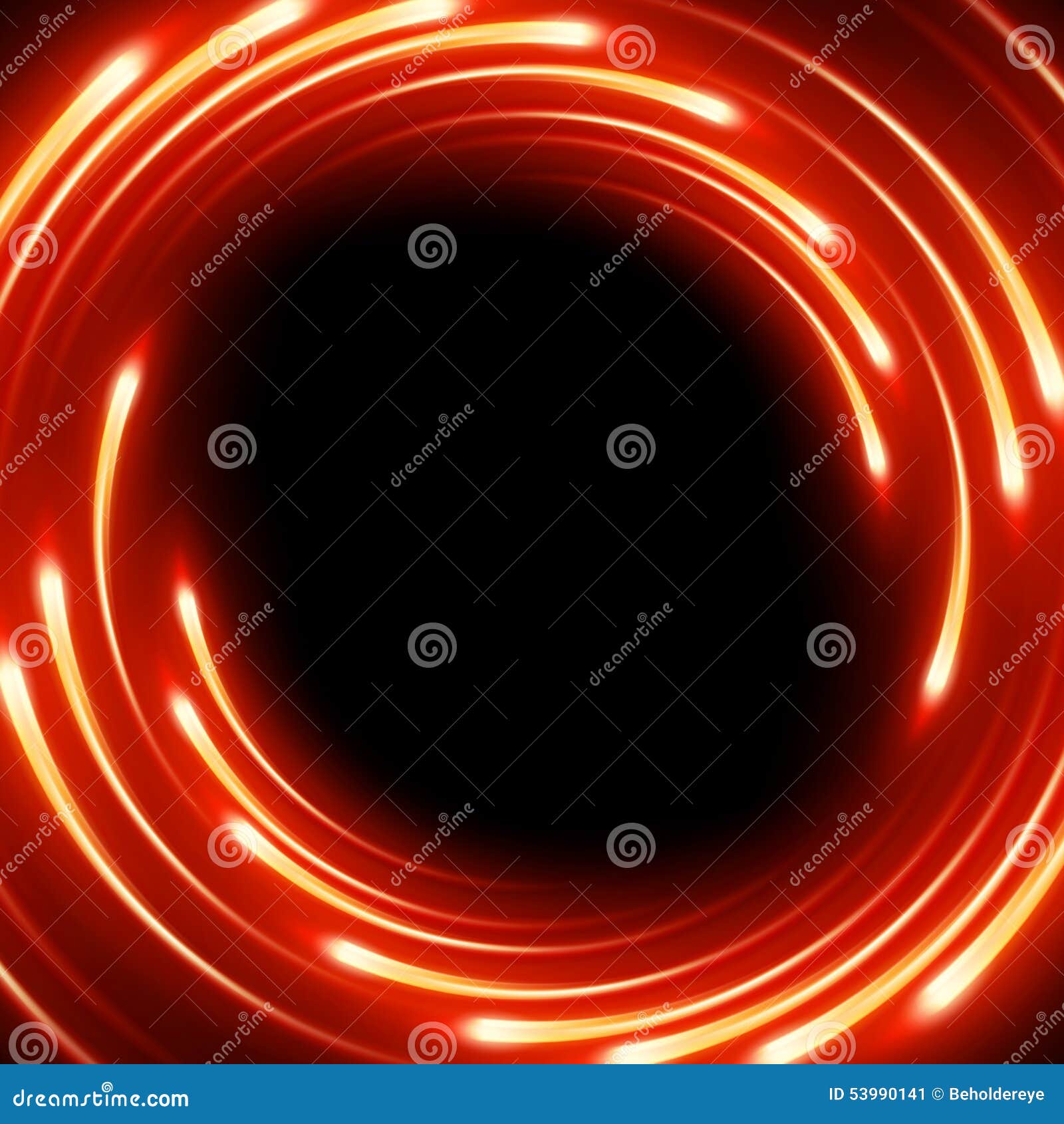 Magic Neon Circle Light Effect. Vector Purple Glow Sparkling Ring ...