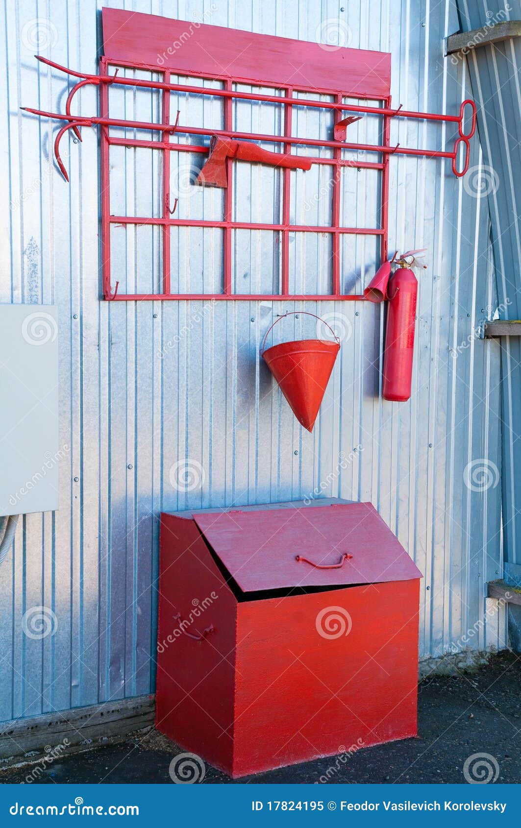 Fire board. stock image. Image of firefighting, bucket - 17824195