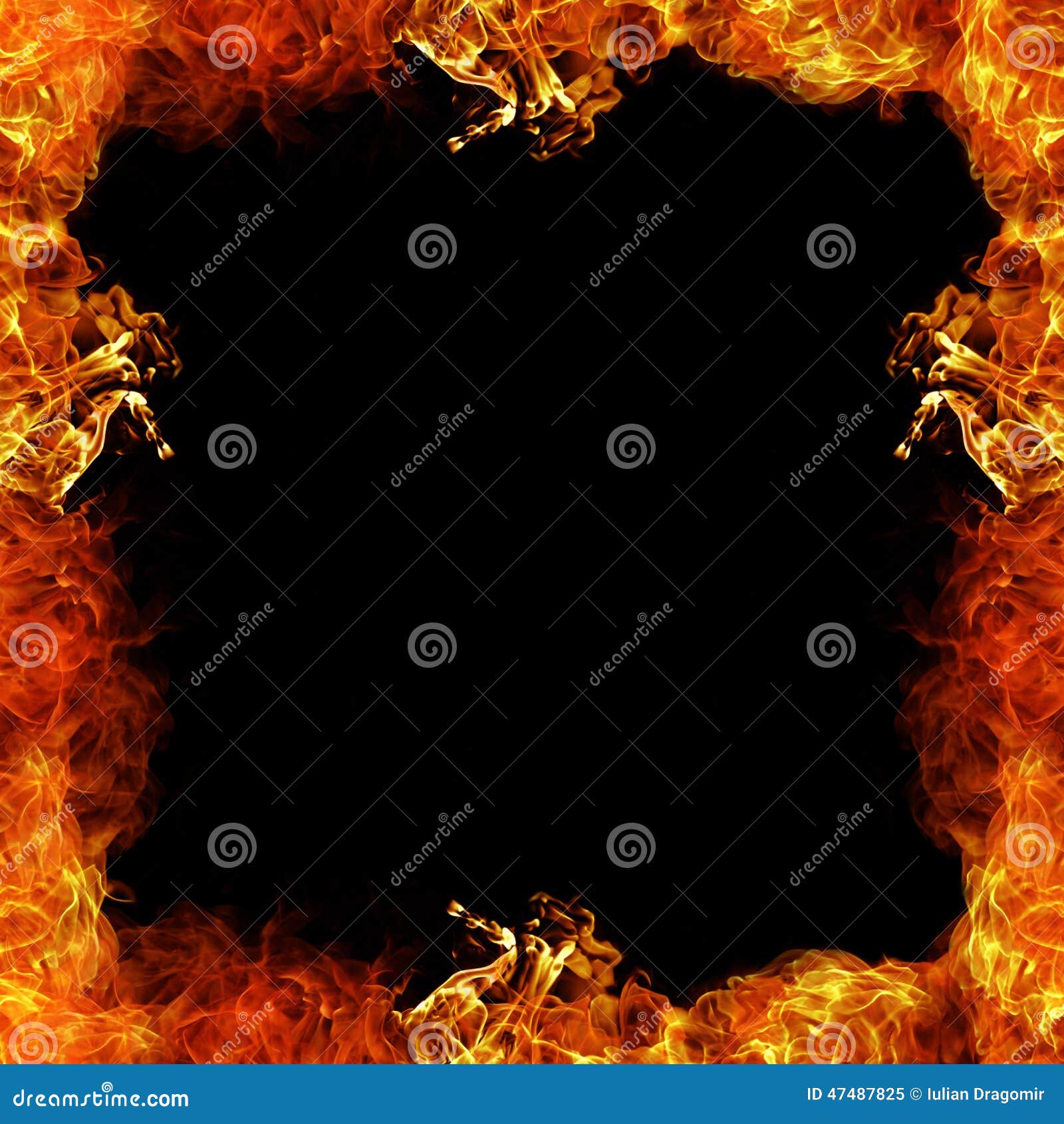 Fire Border Design