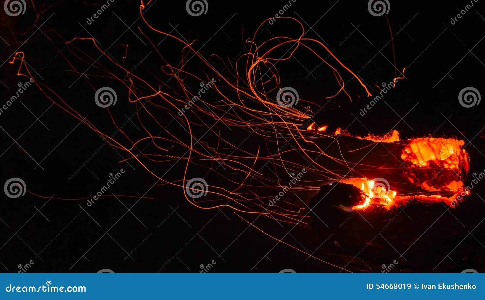 Fire-breathing Jaws of Wildfire Stock Image - Image of heaven, magic ...