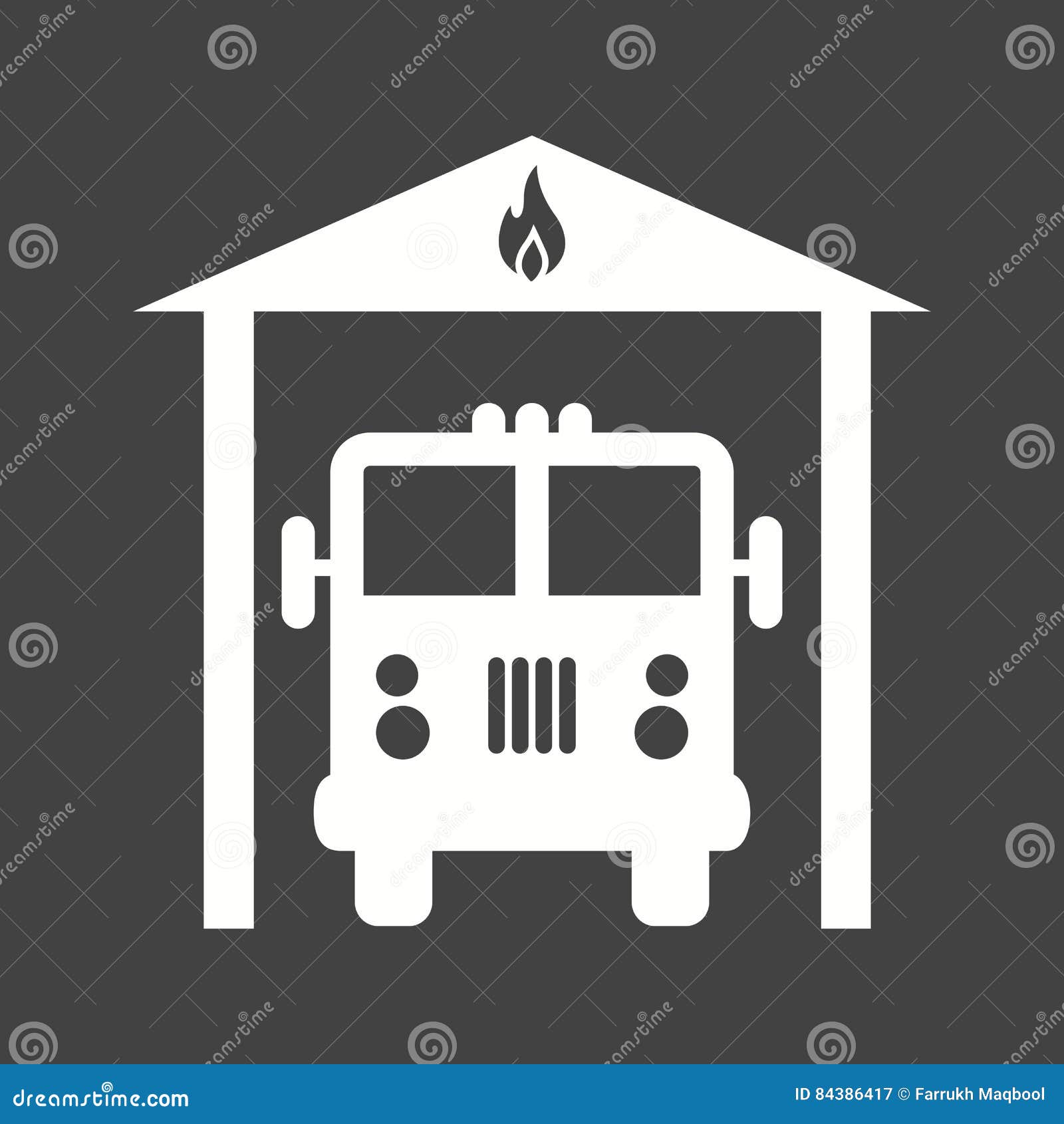 Fire Brigade stock vector. Illustration of hose, fireman - 84386417
