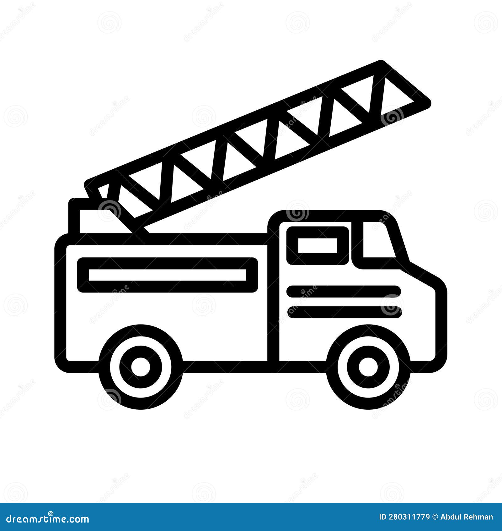 Fire Brigade Vector Icon Easily Modify. Stock Vector - Illustration of ...