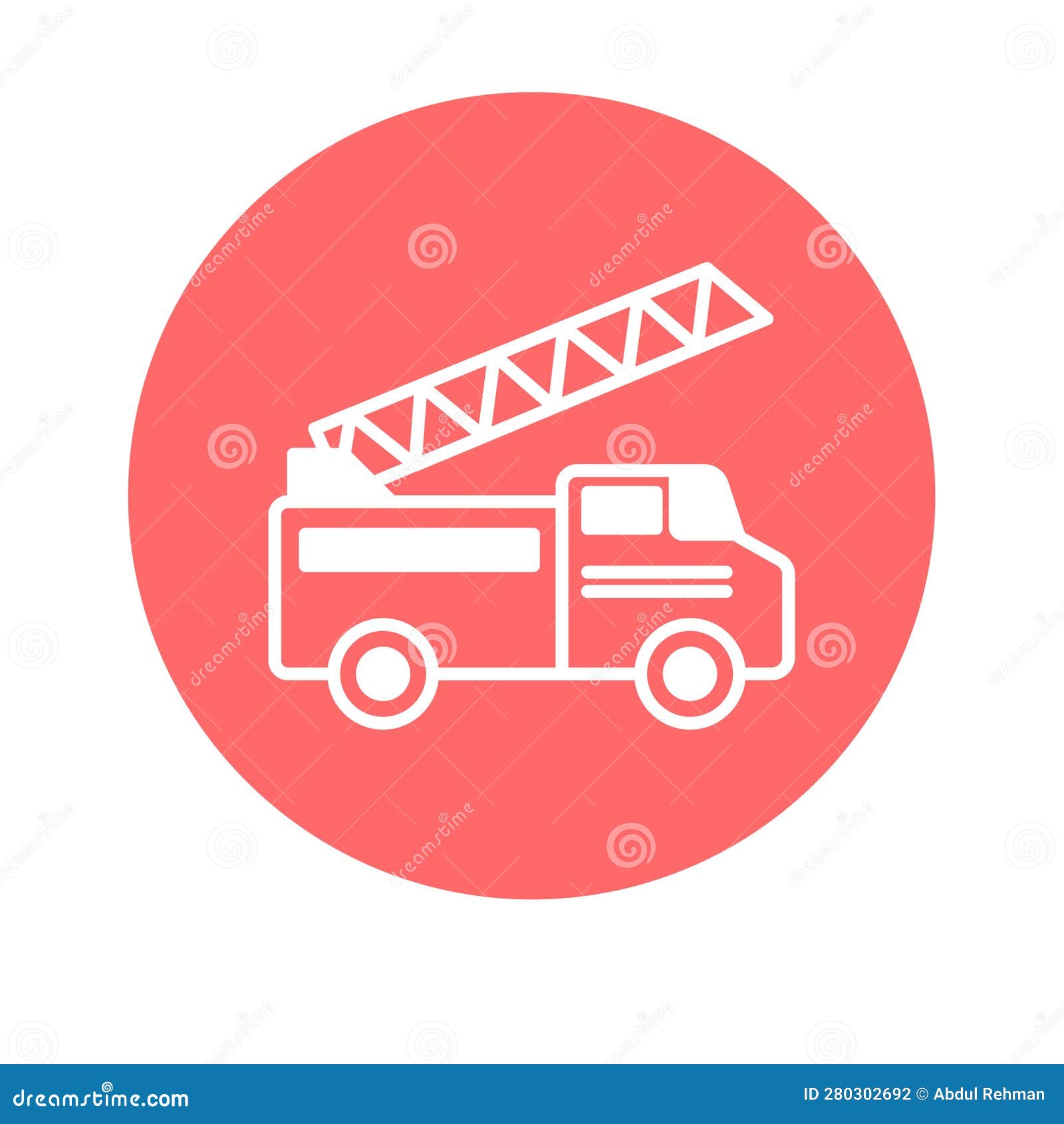 Fire Brigade Vector Icon Easily Modify. Stock Vector - Illustration of ...