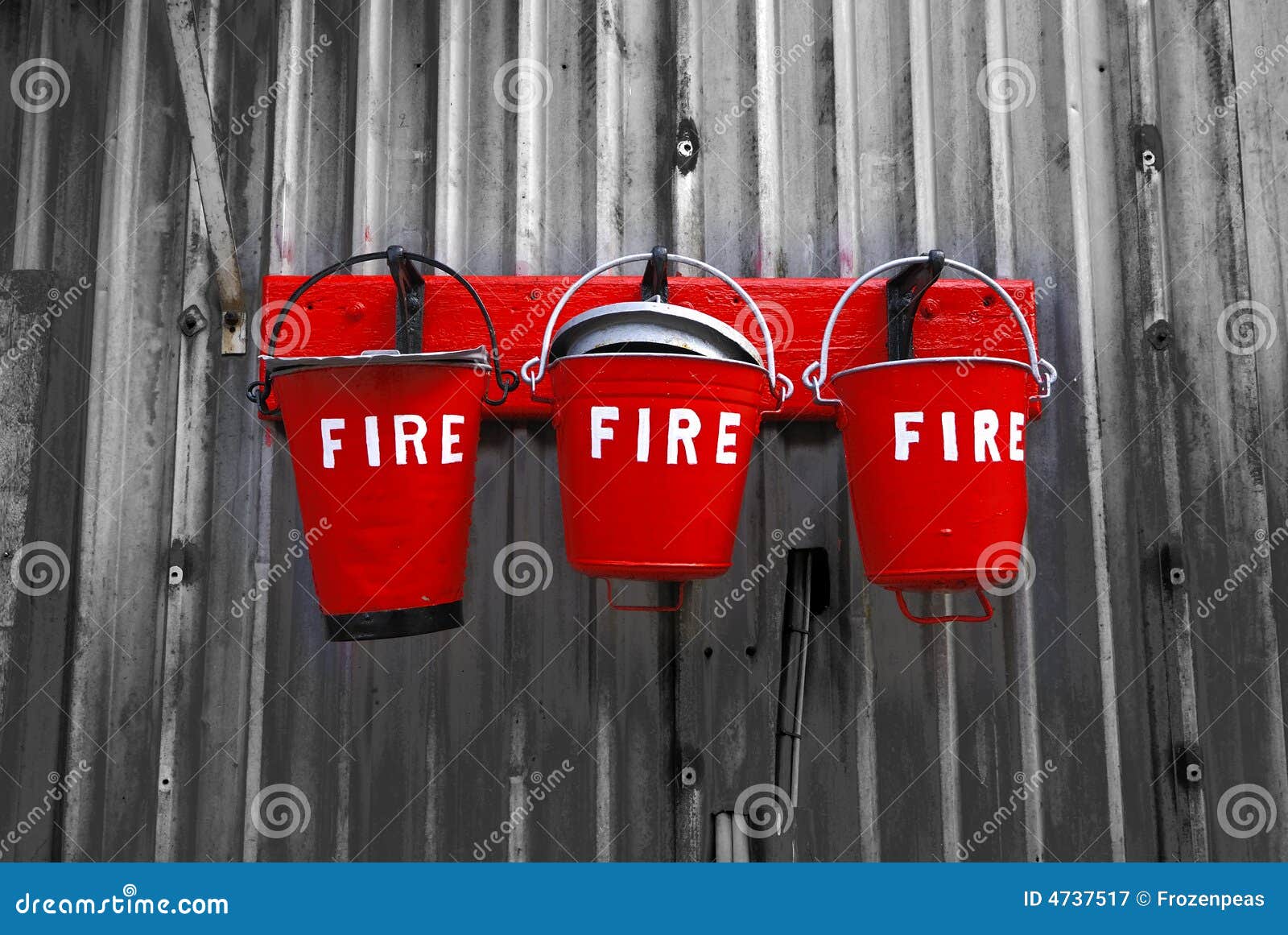 Fire Buckets Stock Image | CartoonDealer.com #4737517