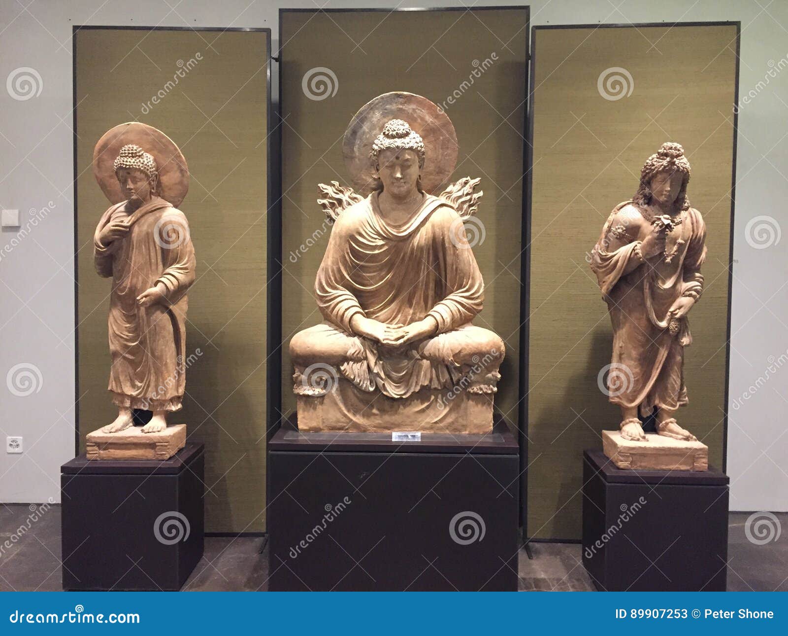 Fire Buddha triptych stock image. Image of buddha, fire - 89907253