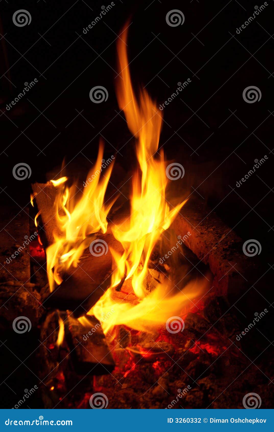 Fire burning stock photo. Image of burnt, bonfire, devil - 3260332
