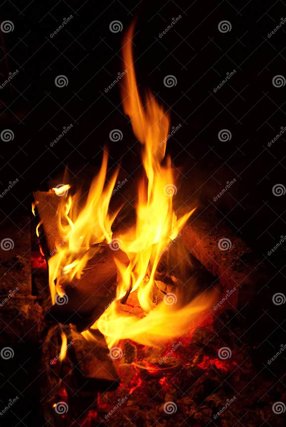 Fire burning stock photo. Image of burnt, bonfire, devil - 3260332