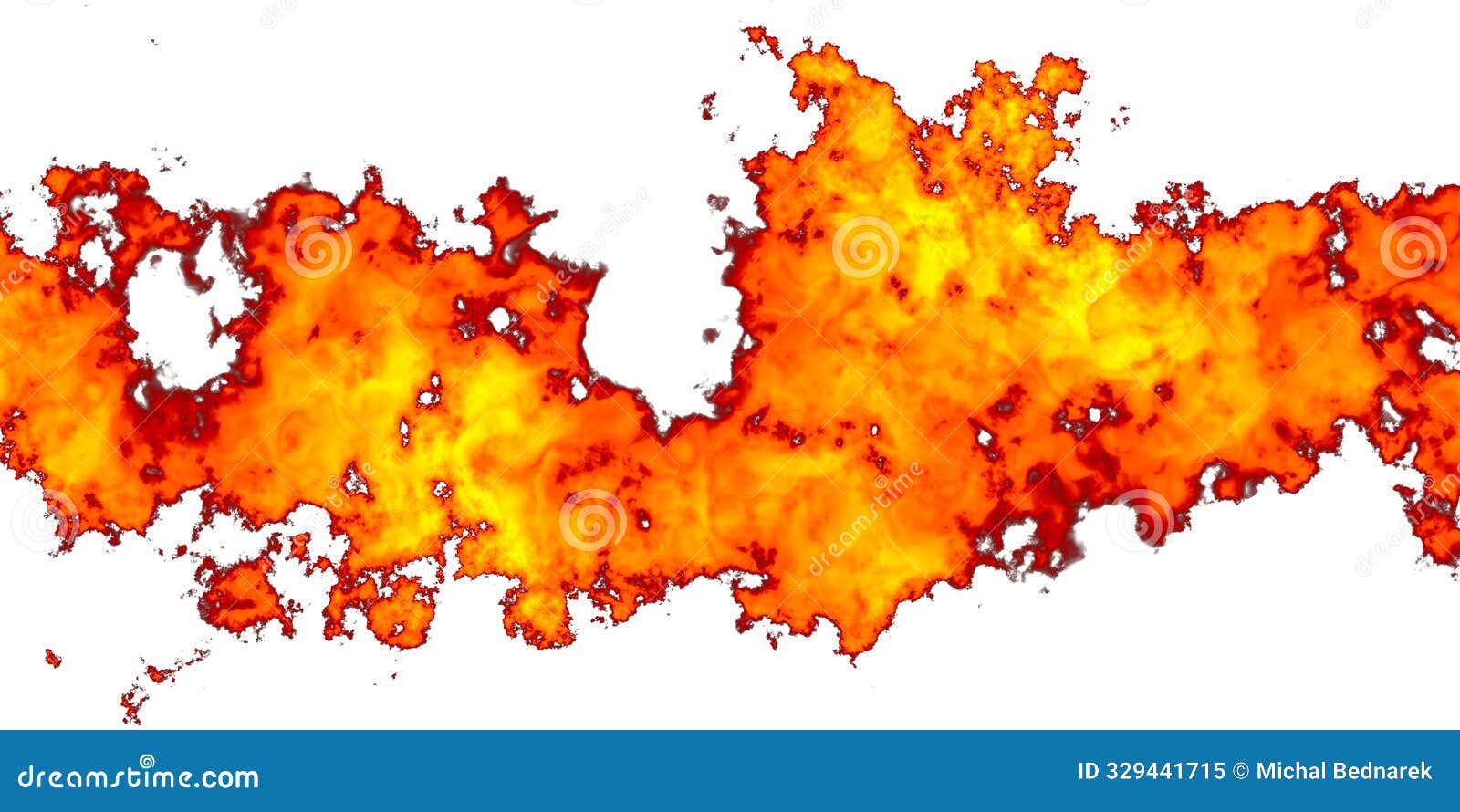 Fire Burning Banner with Flames Overlay Pattern on Transparent ...